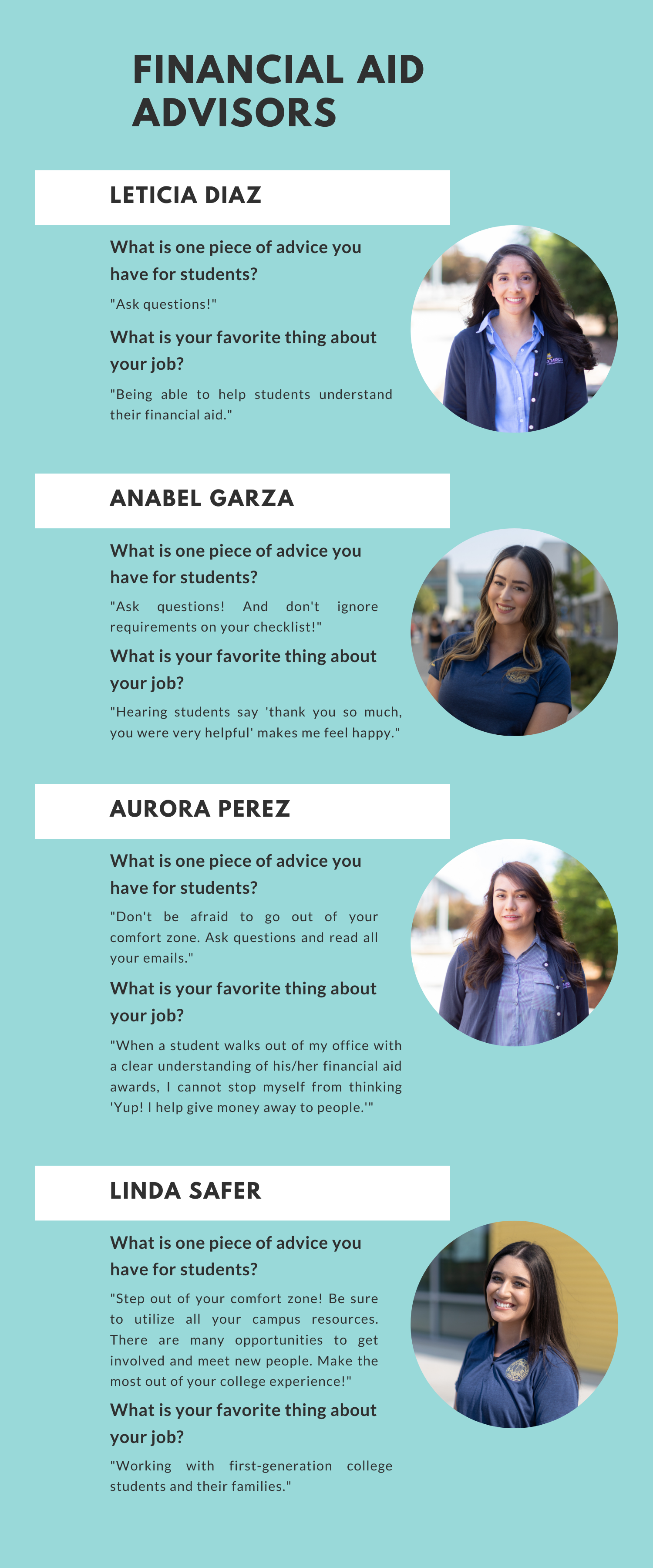 Meet Our Team | Financial Aid